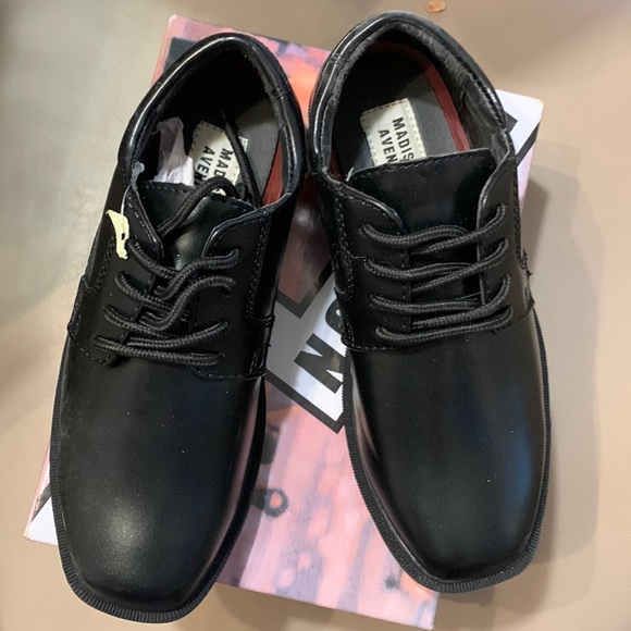 Shoes | New Kids Black Shoes Size 1m | Poshmark